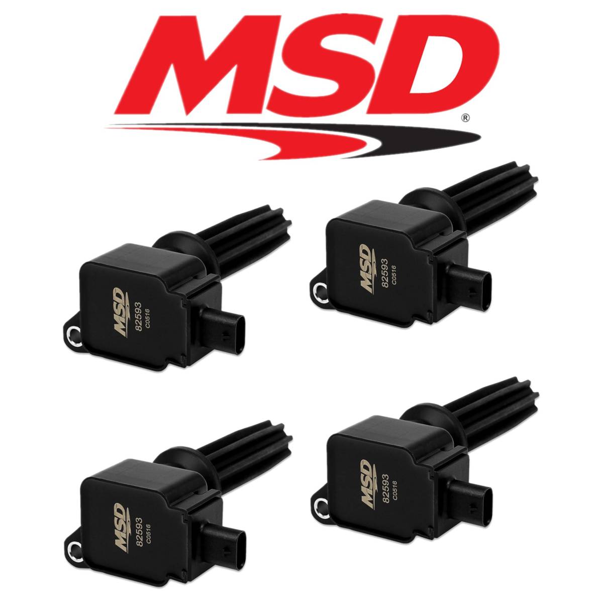 MSD Black Ignition Coils For 12-19 Ford Explorer/Edge/Mustang 2.0L/2.3 – Rudy's Performance Parts