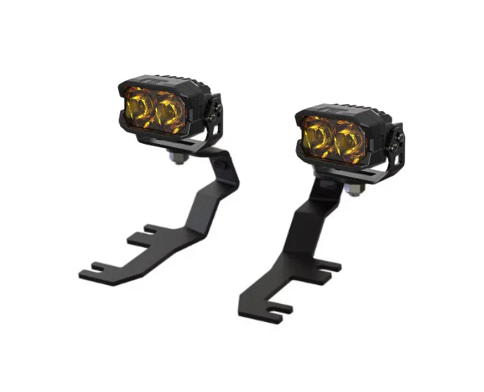 Morimoto 2Banger HXB SAE Wide Beam Yellow LED Light Kit For 15-22 Chev ...
