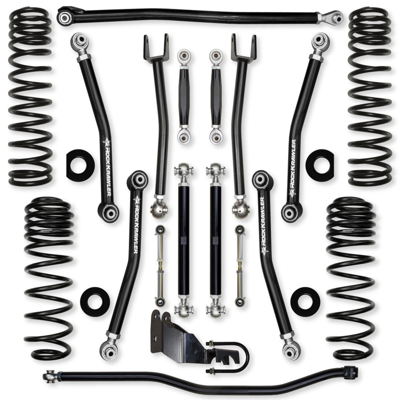 Rock Krawler 3.5 Inch X-Factor Mid-Arm Front & Rear Lift Kit For 2020 ...