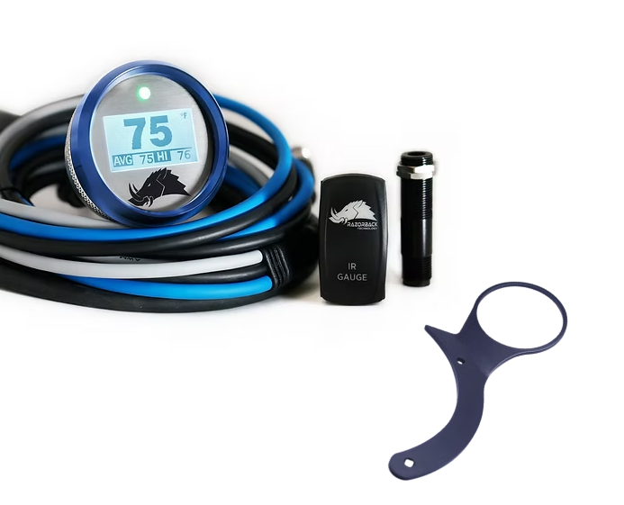 Razorback Blue Belt Temp Gauge w/ Right Side Cluster Mount For 16-19 C ...