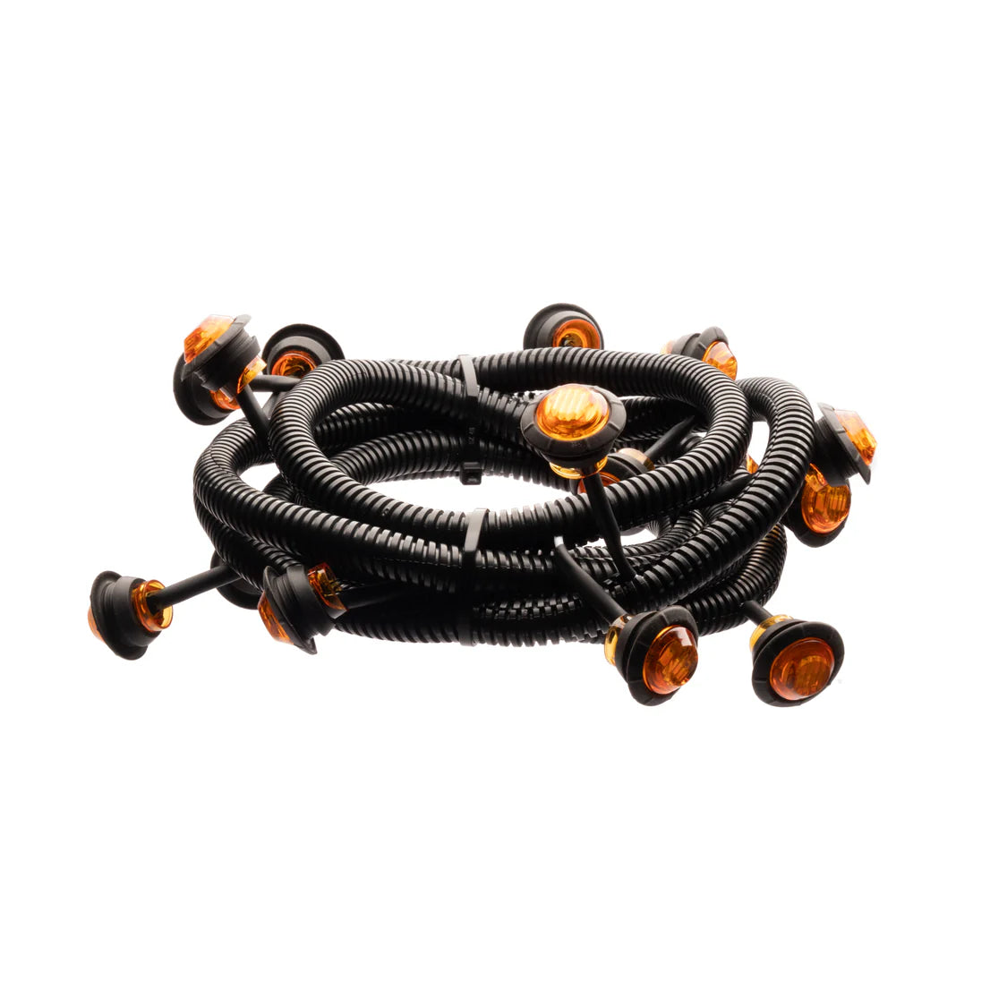 Customs Unlimited Amber LED 15 Piece Valance Light Kit - Universal ...