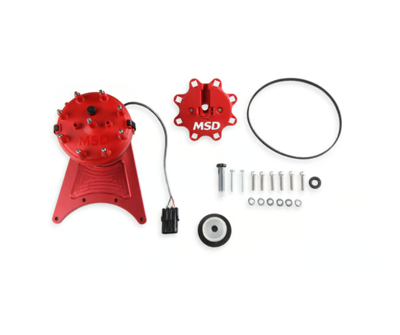 MSD Front Drive Distributor with Adjustable Cam Sync For Chevrolet Sma ...