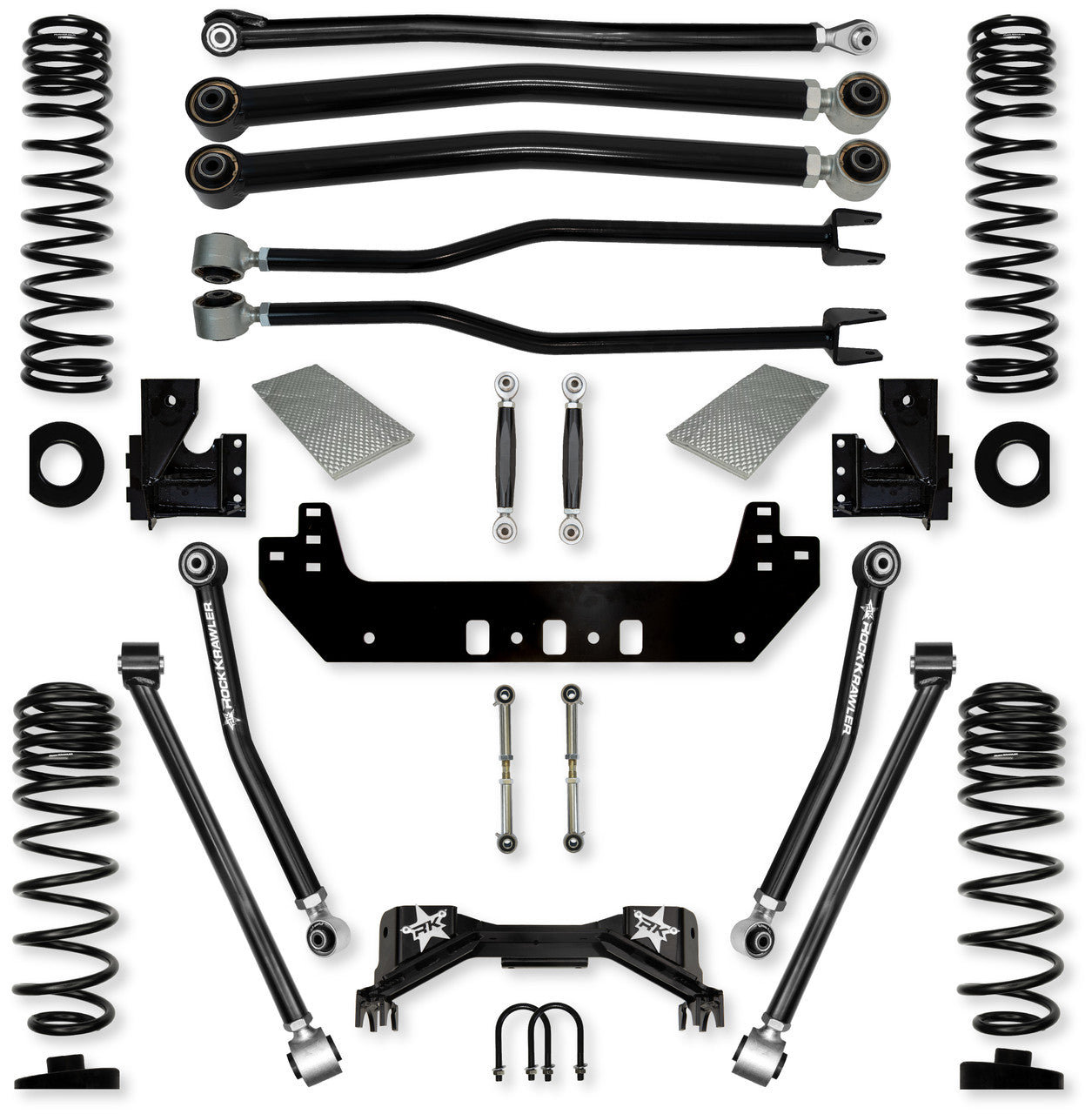 Rock Krawler 3.0-Inch Silverback "NO-LIMITS" Long-Arm Suspension Lift ...