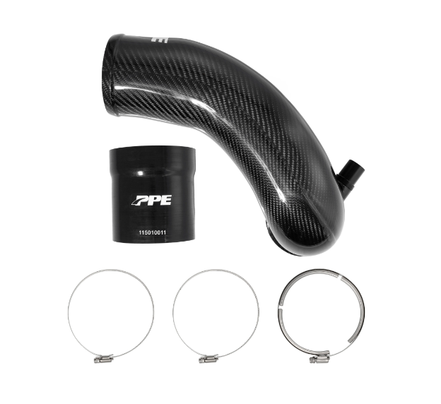 PPE Carbon Fiber Turbo Inlet Upgrade Kit For 04.5-05 GMC/Chevy 6.6L LL ...