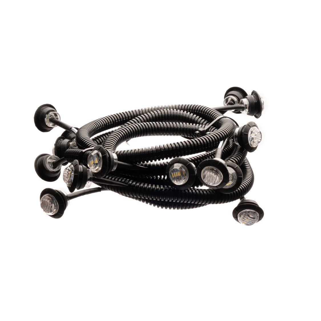 Customs Unlimited White LED 10 Piece Valance Light Kit - Universal ...