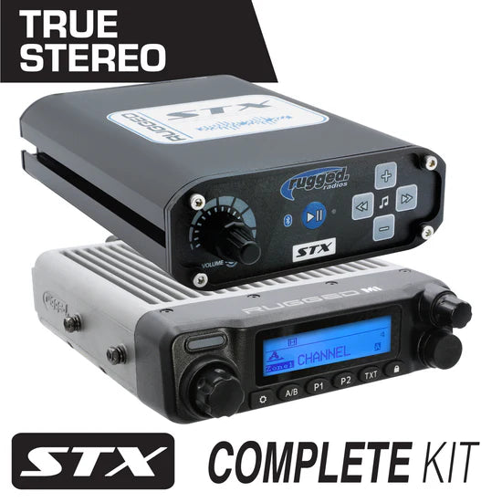 Rugged Radios STX STEREO G1 GMRS Complete Master Communication Kit w ...