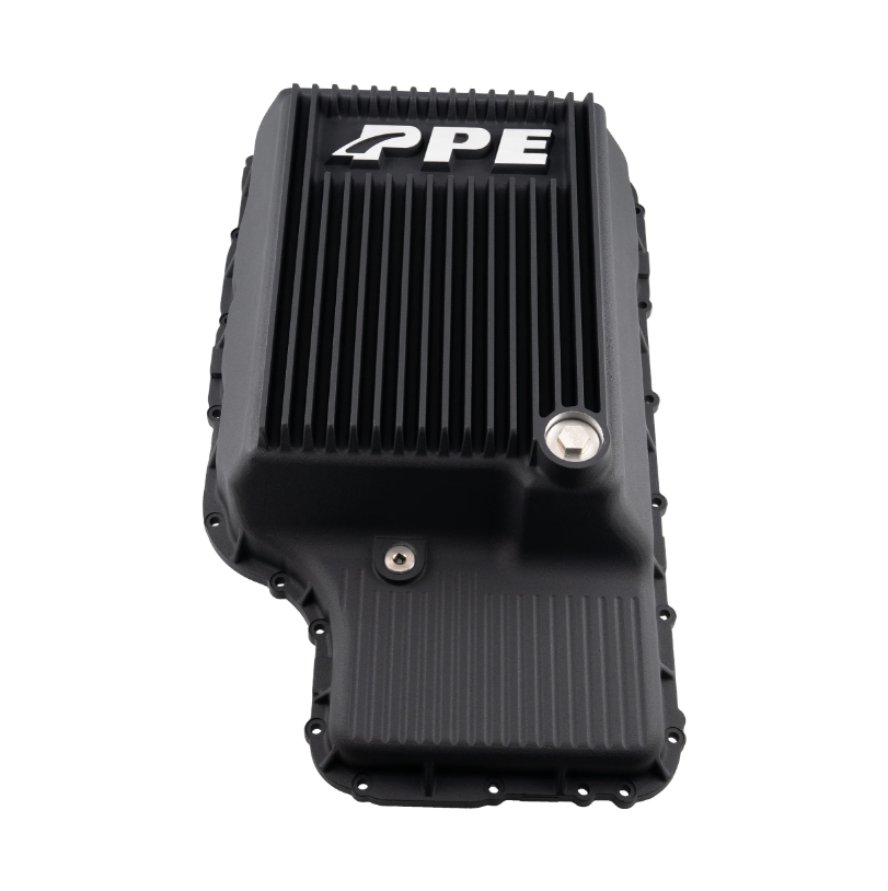 PPE Deep Black 10R140 Transmission Pan For 2020-2026 Ford 6.2L/7.3L Su ...