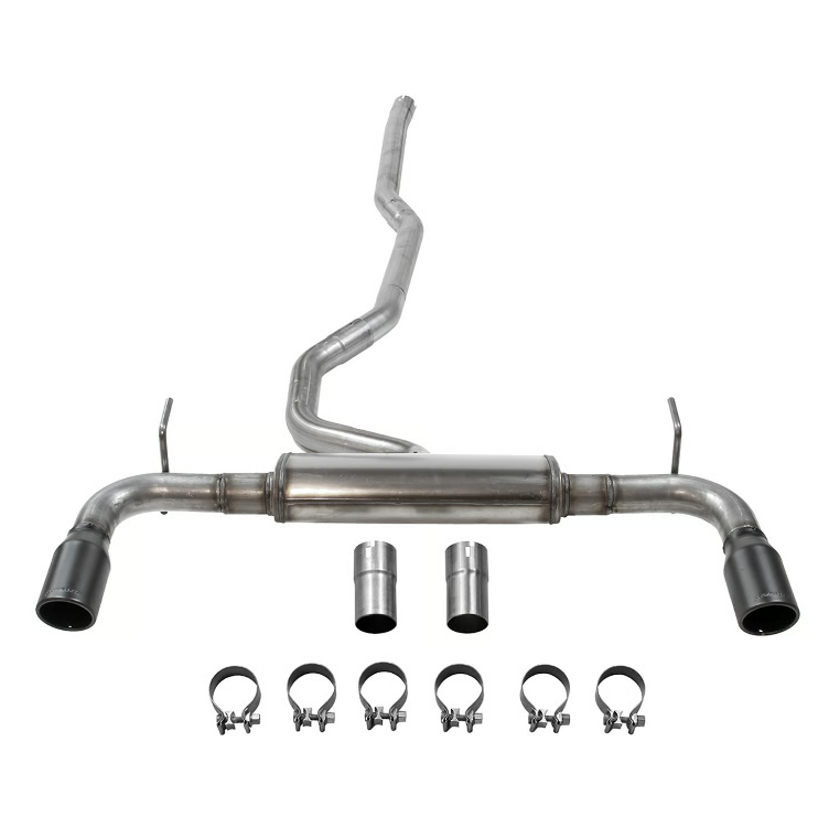 Flowmaster Flow FX Cat-Back Exhaust w/3.5" Blk Tips For 14-22 Jeep Che ...