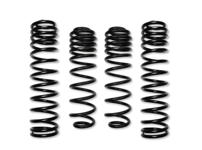 Rock Krawler 2.0-Inch Front & Rear Coil Springs For 1997-2006 Jeep Wra ...