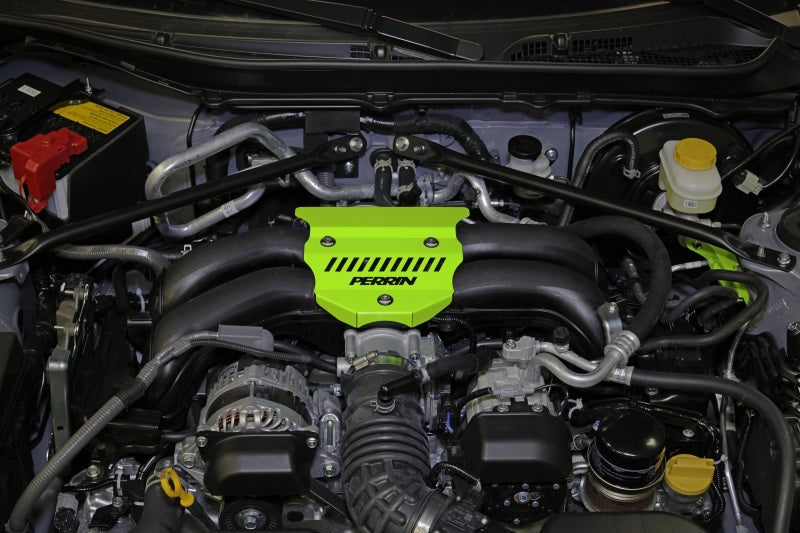 Perrin 2022+ Subaru BRZ / Toyota GR86 Engine Cover - Neon Yellow Wrink ...