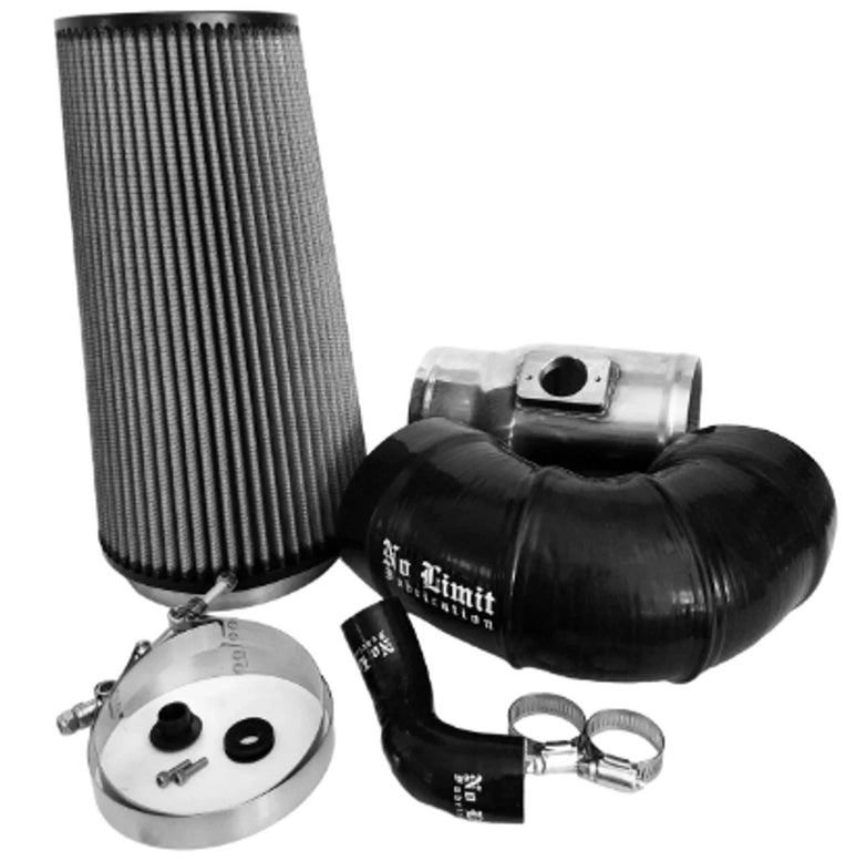 No Limit Fab Polished Cold Air Intake with Dry Filter For 2008-2010 Fo ...