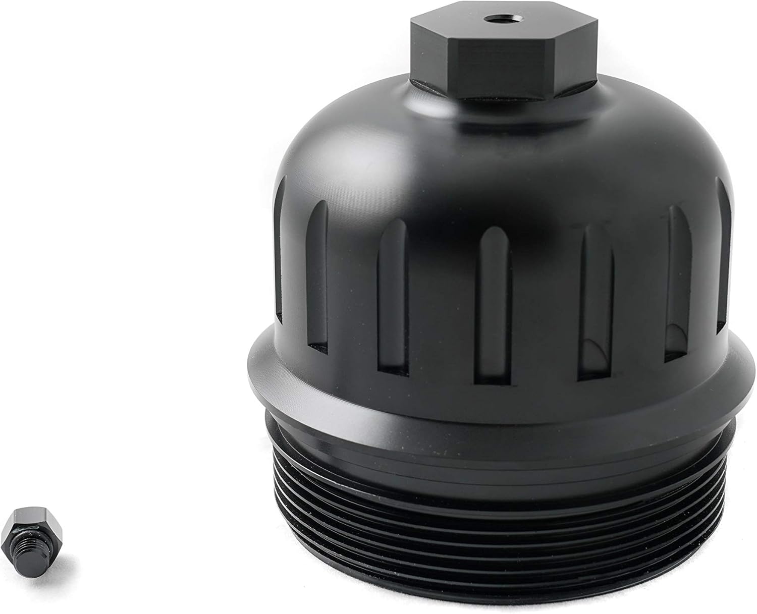 Rudy's Black Billet Fuel Filter Housing Cap For 2017-2019 Chevy/GMC 6 ...