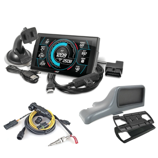 Edge Insight CTS3 Monitor W/Dash Pod Mount & EGT Kit For 01-07 GM 1500 ...