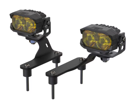 Morimoto 2Banger HXB Flood Yellow Light Kit For 2018-2025 Jeep Wrangle ...