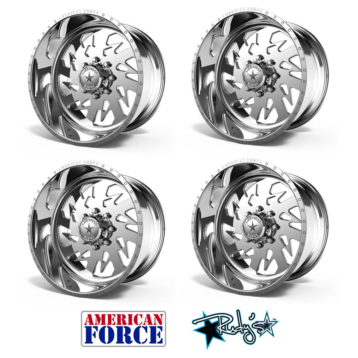 (4) American Force SS8 Sideways Wheels – Rudy's Performance Parts