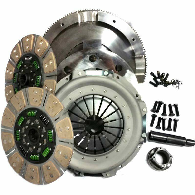 Valair Ceramic Street Dual Disc Clutch For 03-10 Ford 6.0L & 6.4L Powe ...