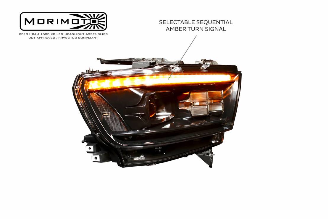 Morimoto XB LED Plug Play Headlight Assemblies For 19 20 Dodge Ram 1 Rudy s Performance Parts