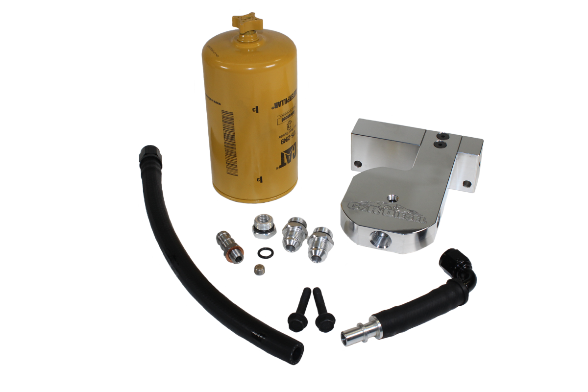 G&R Diesel CAT Fuel Filter Conversion Kit With Water Separator For 10 ...