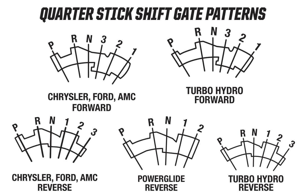 Hurst Quarter Stick Race Shifter For TH250/TH350/TH375/TH400/Powerglid ...