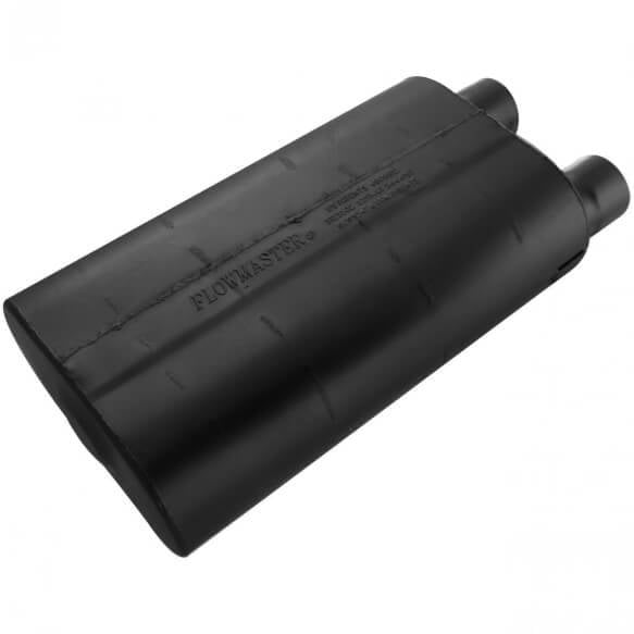 Flowmaster 80 Series 2.5" Same Side Inlet/Outlet Universal Chambered M ...
