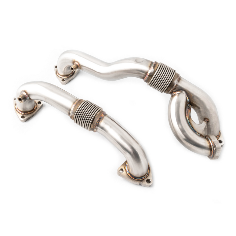 Rudy's Heavy Duty Thick Wall Stainless Up Pipes For 08-10 Ford 6.4L Po ...
