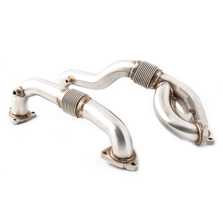 Rudy's Heavy Duty Thick Wall Stainless Up Pipes For 08-10 Ford 6.4L Po ...