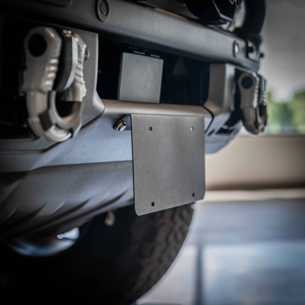 Rudys 2021 and Up Ford Bronco Modular Bumper Front License Plate Mount ...
