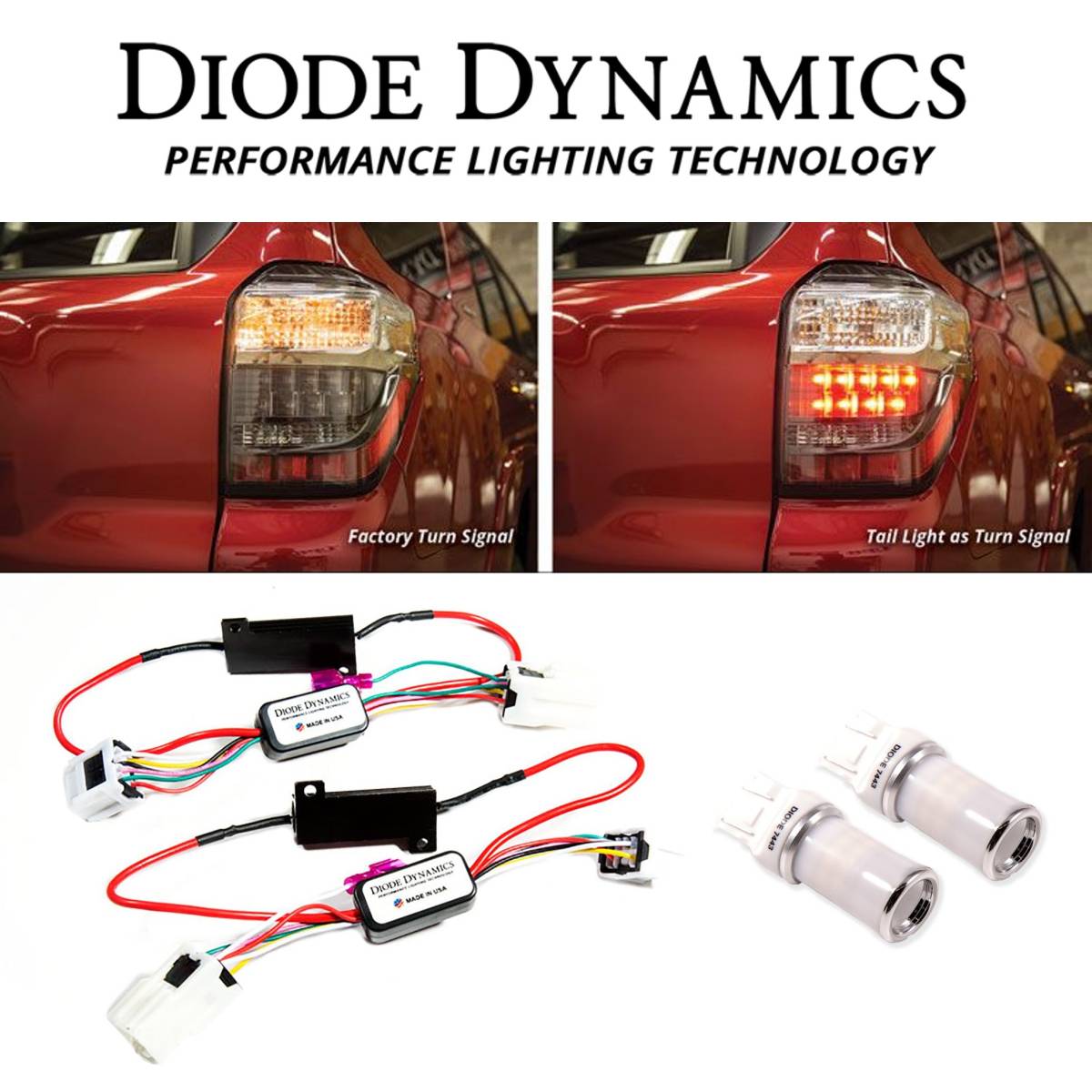 Diode Dynamics Tail As Turn/250LM Reverse Light Kit For 2014-2021 Toyo ...
