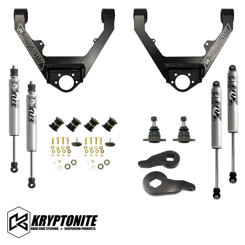 Kryptonite 2" Leveling Kit Control Arms Fox Shocks For 99-06 Chevrolet ...