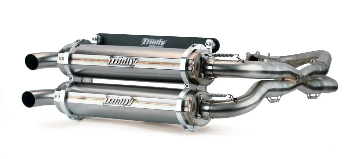 Trinity Racing Stainless Full System Dual Exhaust For 2015-2023 RZR 10 ...