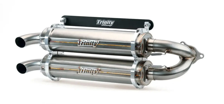 Trinity Racing Stainless Stage 5 Dual Slip-On Exhaust For 2018-2022 RZ ...
