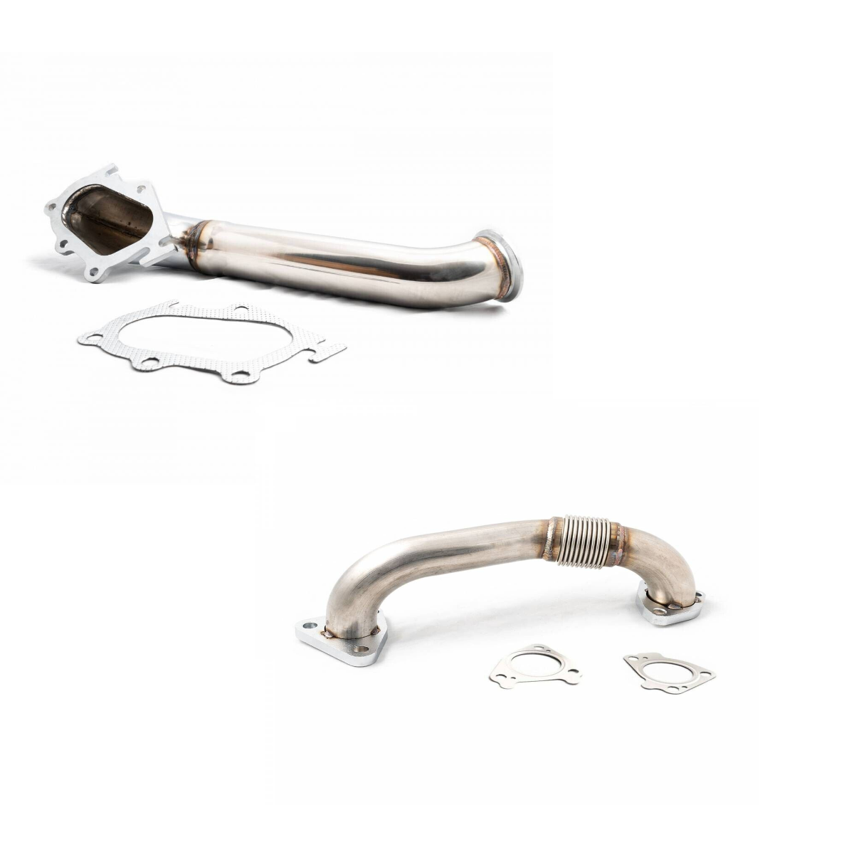 Rudy's Bolt-On Driver side UpPipe Kit W/ Turbo Pipe For 01-04 GM 6.6 L ...