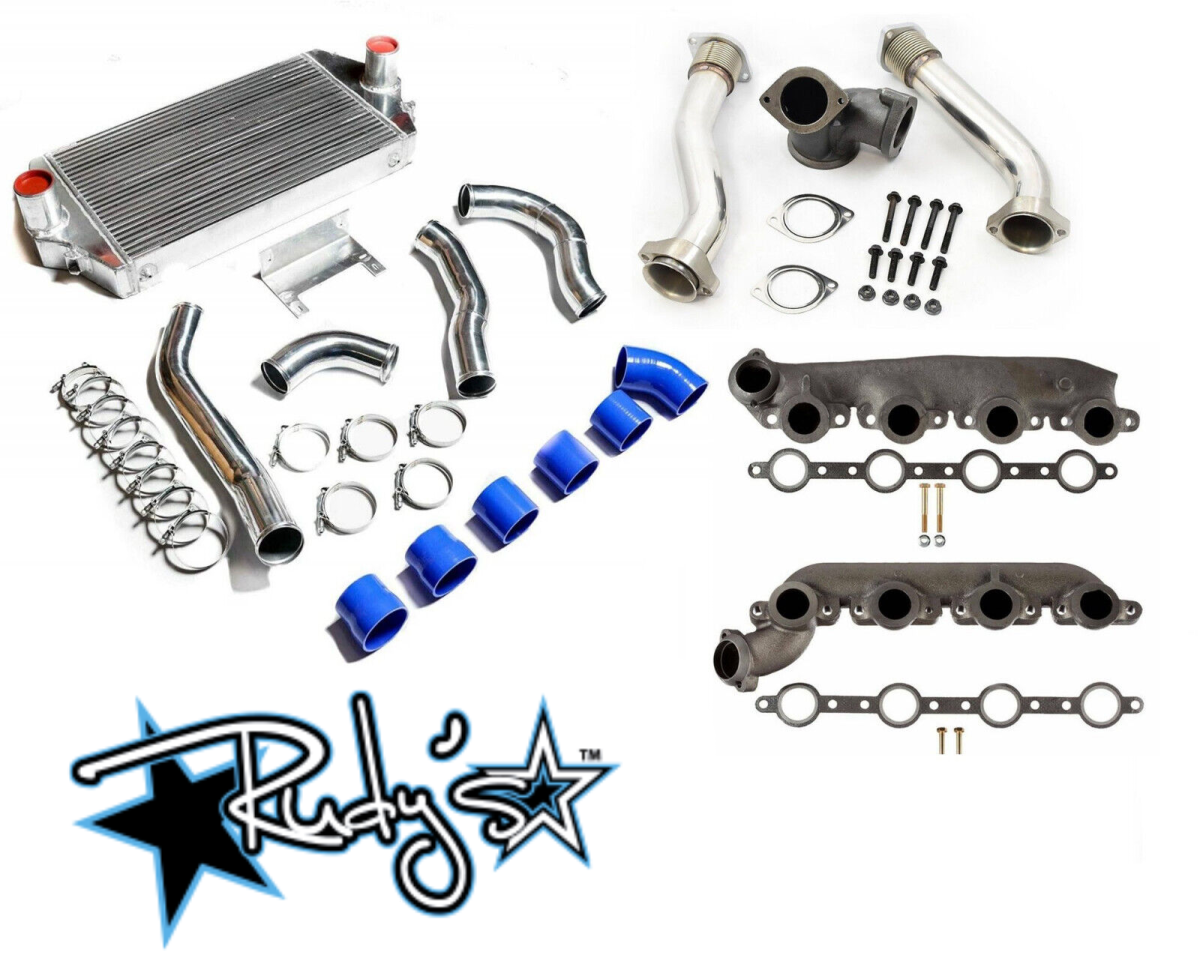 RDP Upgraded Intercooler Power Package 1999.5-2003 Ford 7.3L Powerstro ...