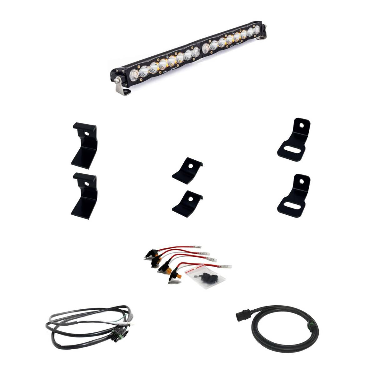Baja Designs S8 20 Inch LED Grille Light Bar Kit For 19-23 Ram 1500 Re ...