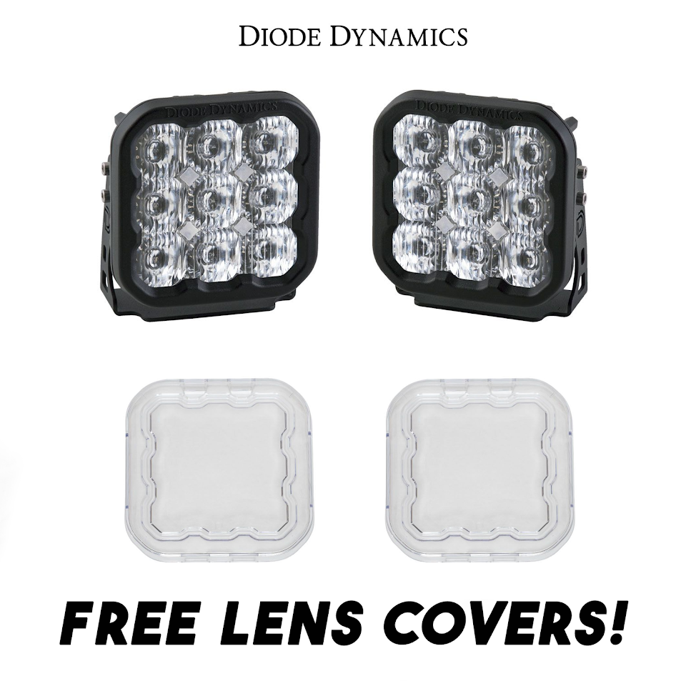 Diode Dynamics Stage Series 5 5" 5in Five Inch Pro Sport LED Pod, Off ...