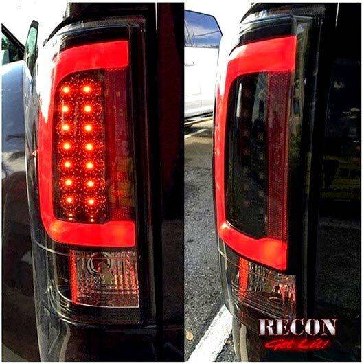 Recon Lighting 2008-2016 Ford Super Duty Smoked OLED Tail Lights – Rudy ...
