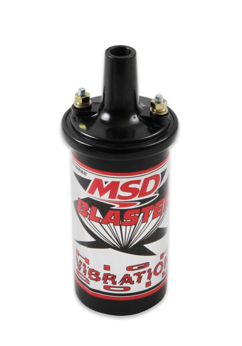 Msd Ignition Coil - Blaster Series - High Vibration - Black- Universal ...