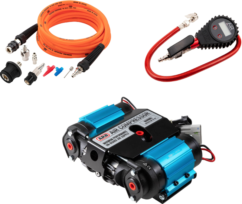 ARB 12 Volt Twin Air Compressor Tire Inflation Kit Digital Inflator ...