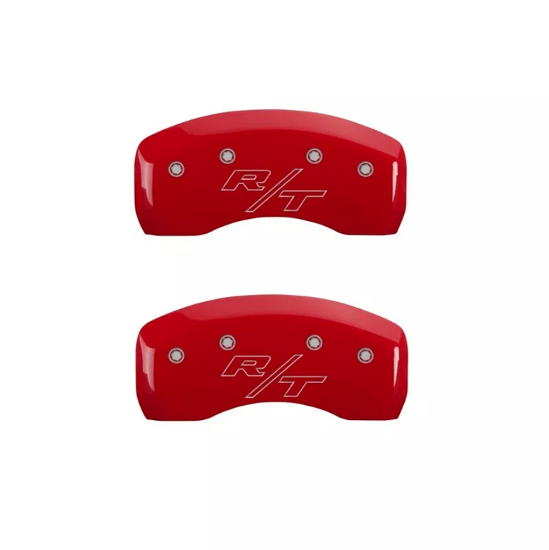 MGP Red R/T Caliper Covers Set For 2011-2023 Dodge Charger & Challenge ...