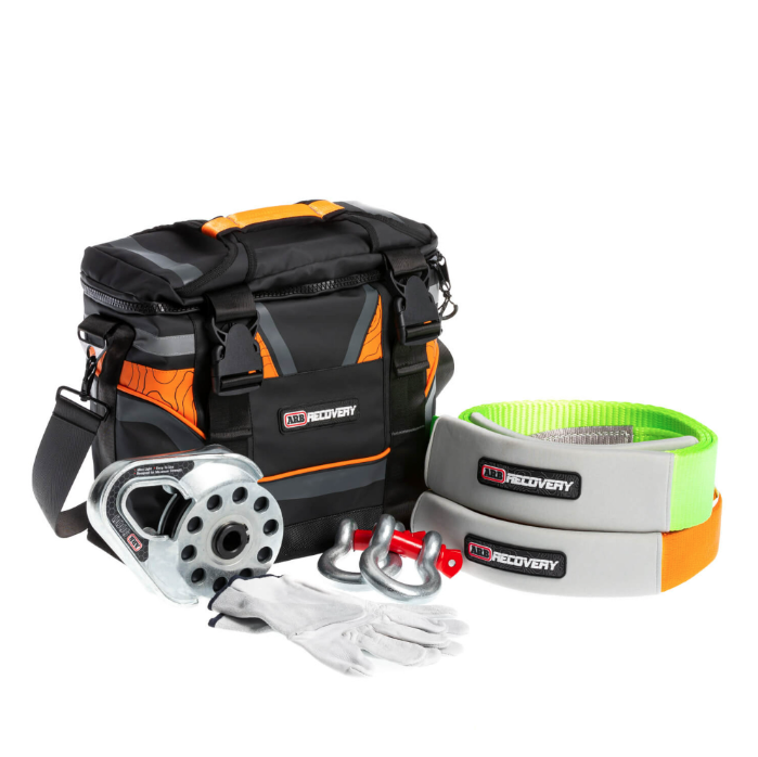ARB Essentials Recovery Kit S2 17,600 lbs Snatch Block Straps w/ Shack ...