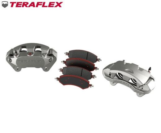 Teraflex Front Big Brake Calipers and Pads For 2007-2018 Jeep Wrangler ...