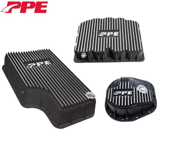 PPE Deep Trans Pan Diff Cover & Oil Pan Kit For 11-19 Ford F250 6R140 ...
