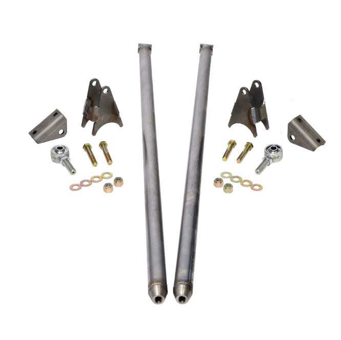 HSP 80" Universal Bolt On Traction Bars For Offset Leaf Spring 4" Axle ...