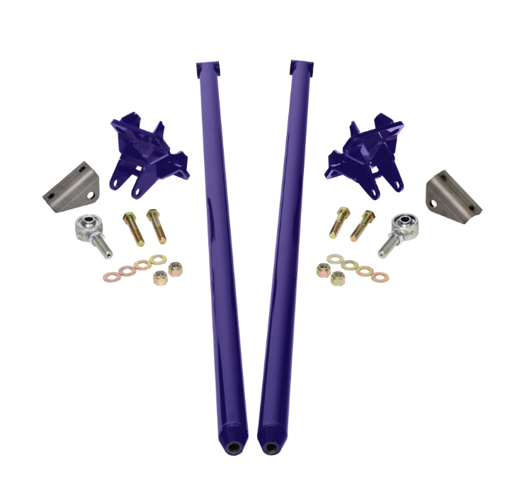 HSP 75" Universal Bolt On Traction Bars For Inline Leaf Spring 4" Axle ...