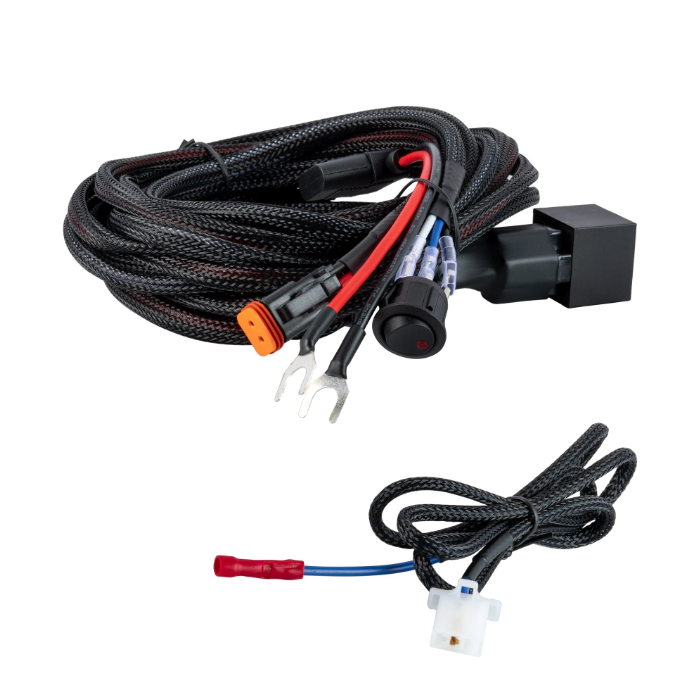 Diode Dynamics Heavy Duty (Single) Output Light Bar Wiring Harness 3-W ...