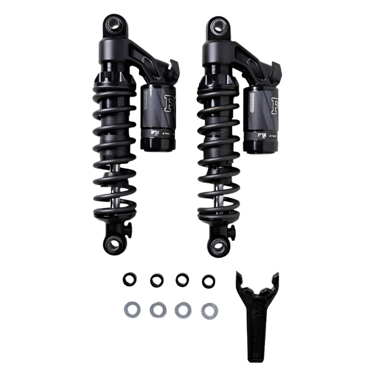 FOX QS3-QSR Rear Shocks Kit For 93-17 Harley-Davidson FXDWG Dyna Wide ...