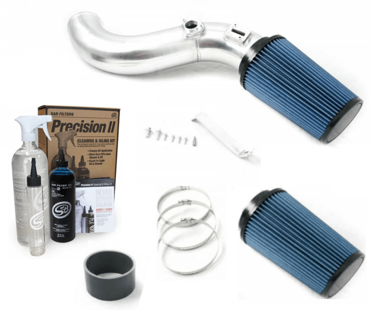 Rudy's Polished Cold Air Intake w/ Filter Cleaning Kit For 13-16 Chevr ...