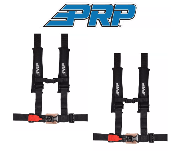 PRP 4-Point 2" Safety Belt Harnesses Pair with Latches / Link Lap Belt ...