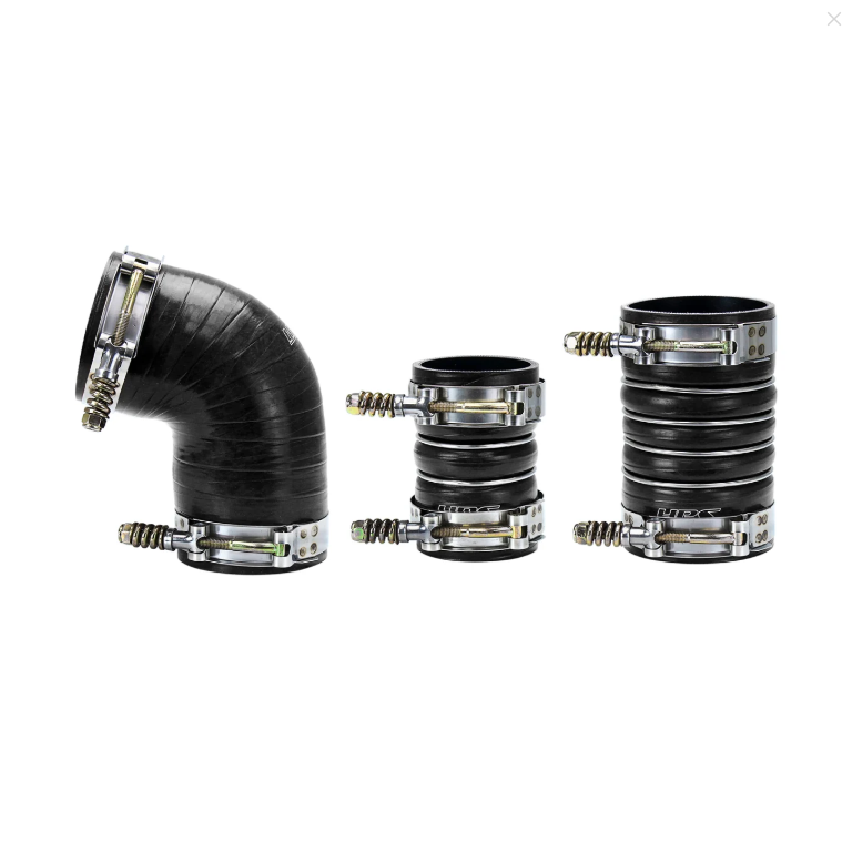 HPS High Temp Aramid Reinforced Silicone Intercooler Hose Boots Kit Fo ...