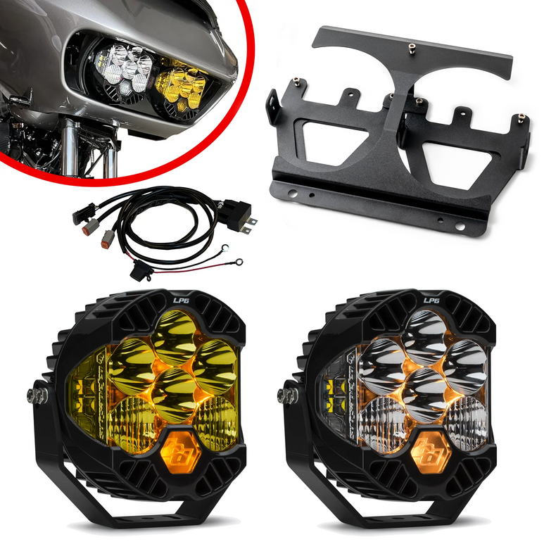 Baja LP6 Pro Headlight Kit For 15-23 Harley Road Glide – Rudy's ...